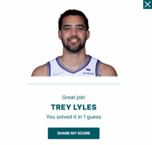 Today's Poeltl Archive Answer (November 5, 2025)