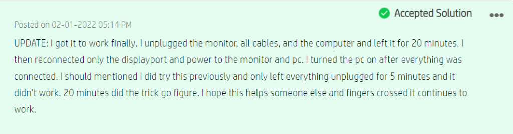 Fix: RTX 3070, 3060, and 3050 Displayport Not Working