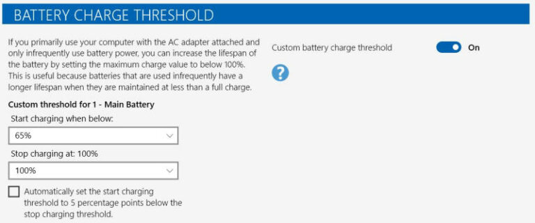 How to Limit Battery Charge on Your Laptop?