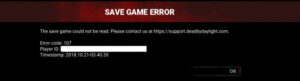 All Dead by Daylight Error Codes and Fixes