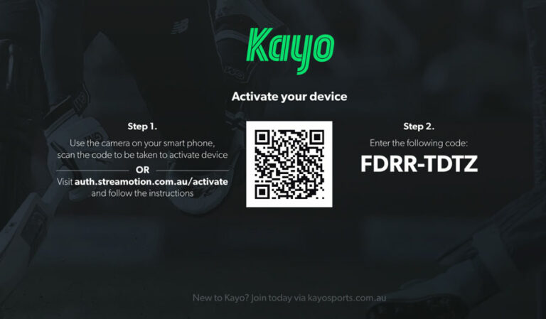 How To Activate Kayo on Any TV or Smart Device