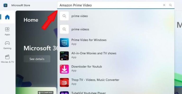 Fix: Amazon Prime Video App Not Working on Windows 11