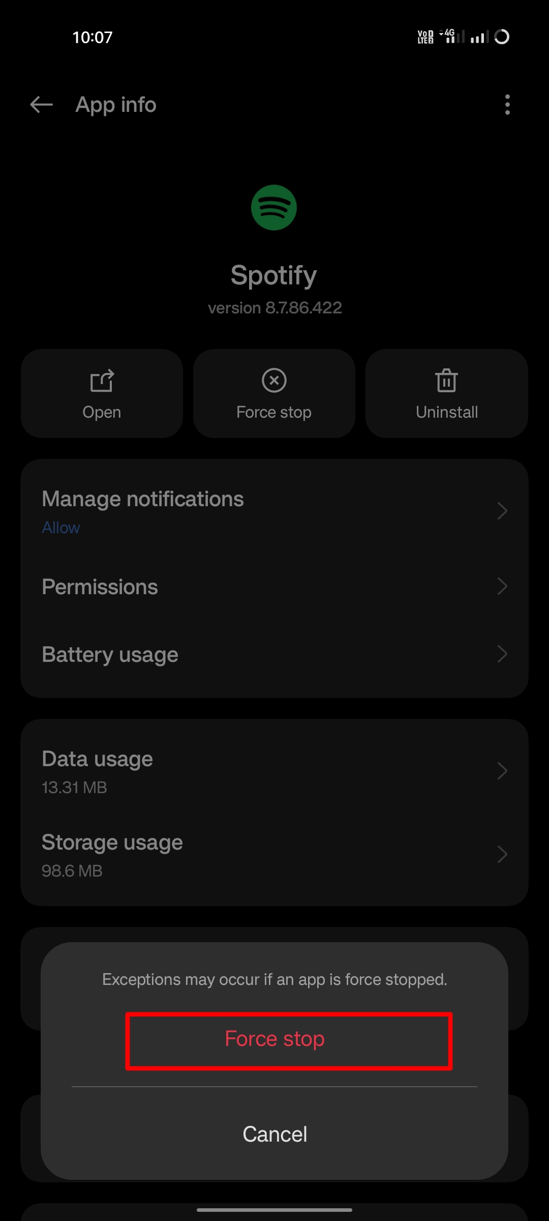 Fix: Spotify No Internet Connection Available Error