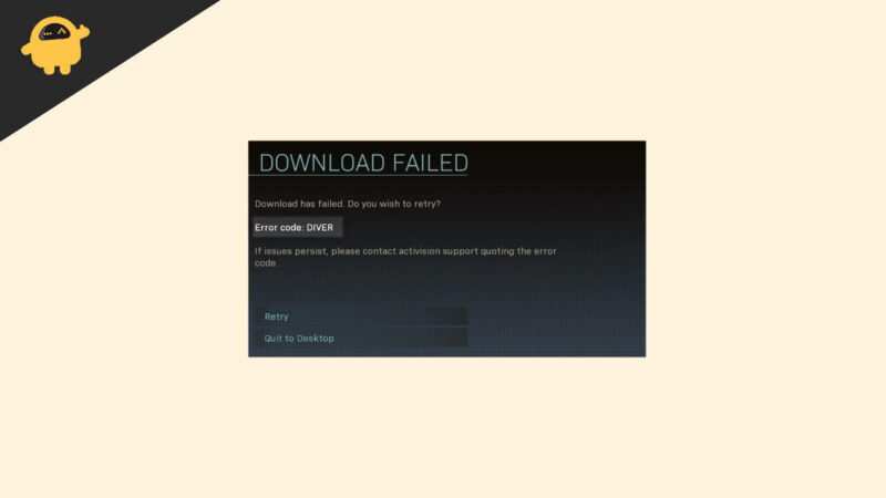 How To Fix Call Of Duty Modern Warfare 2 Error Code DIVER