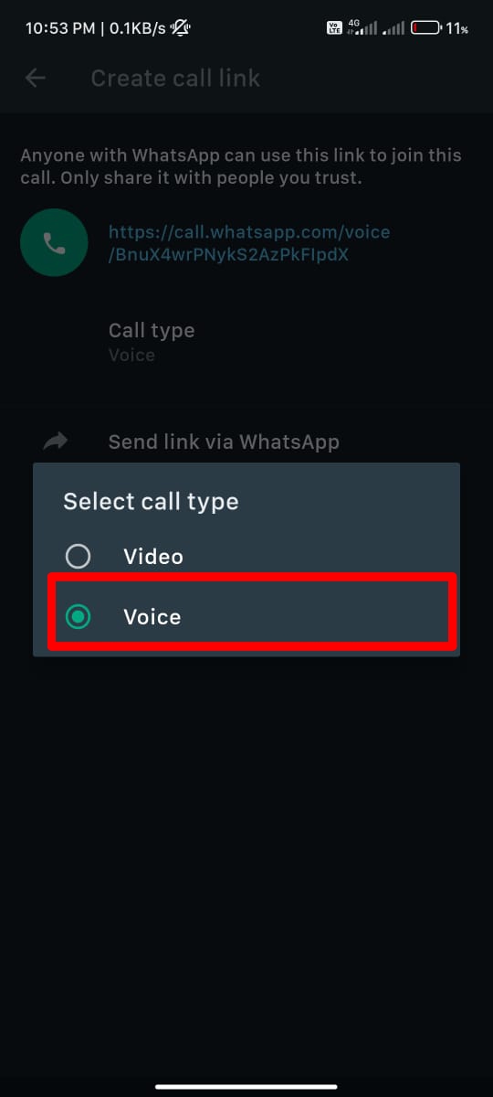 How to Create WhatsApp Call Link on iPhone and Android