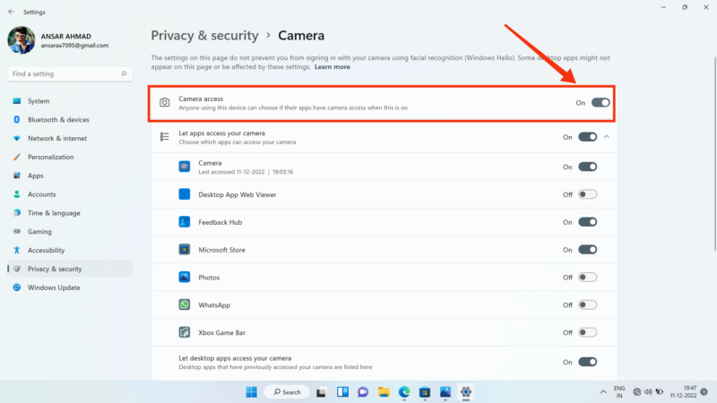 Fix: HUAWEI MateBook Camera Not Working