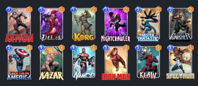 Best Marvel Snap Ongoing Spectrum Deck (October 2025)