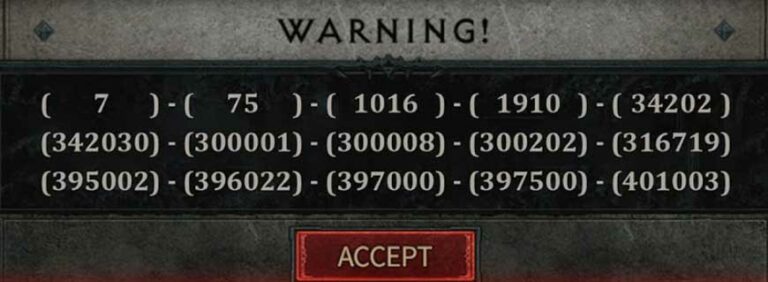 All Diablo 4 Error Codes and Solutions