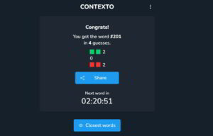 Today's Contexto Answers | November 5, 2025