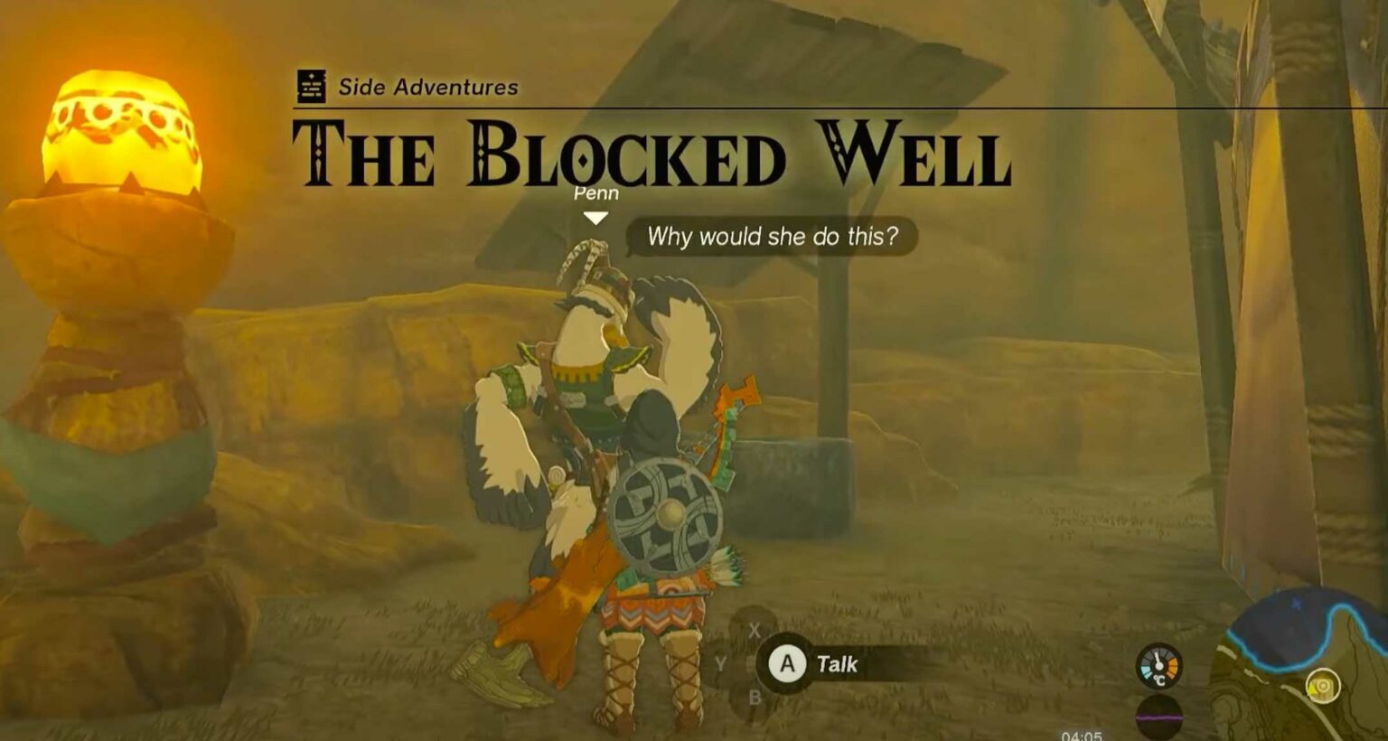 How to Complete the Blocked Well Side Quest in Zelda Tears of the Kingdom