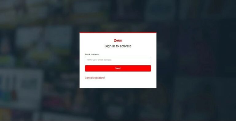 Activate Zeus Network with www.thezeusnetwork/activate Code