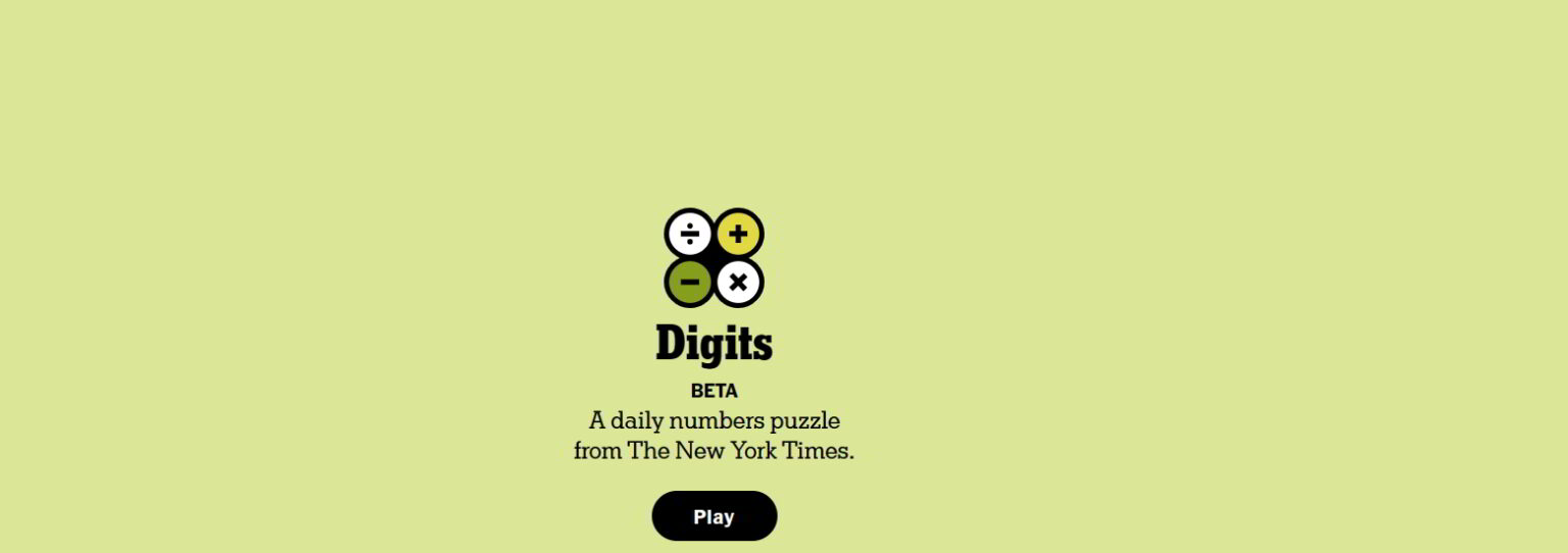 Today’s NYT Digits Answer and Hints
