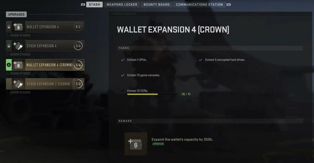 DMZ Wallet Expansion 4 Crown Guide and Locations – Find GPU, Game ...