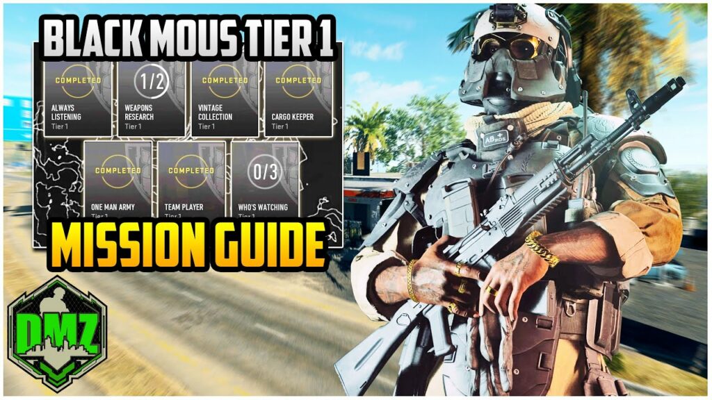 All Black Mous Faction Missions in Warzone 2 DMZ