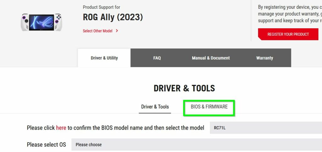 Asus ROG Ally Games Stuttering or Keep Freezing, How to Fix?