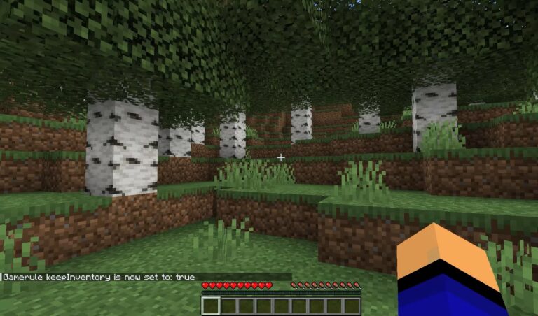 How To Keep Inventory When You Die In Minecraft - KeepInventory Command