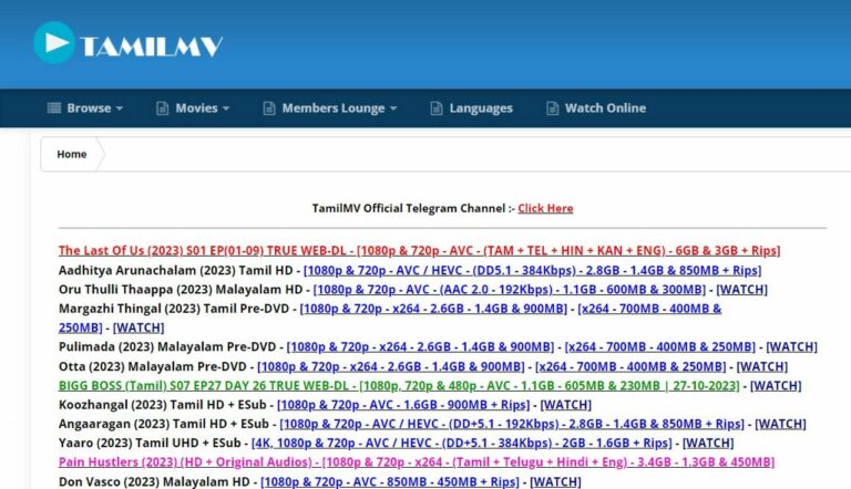 All TamilMV Proxy List (September 2024)