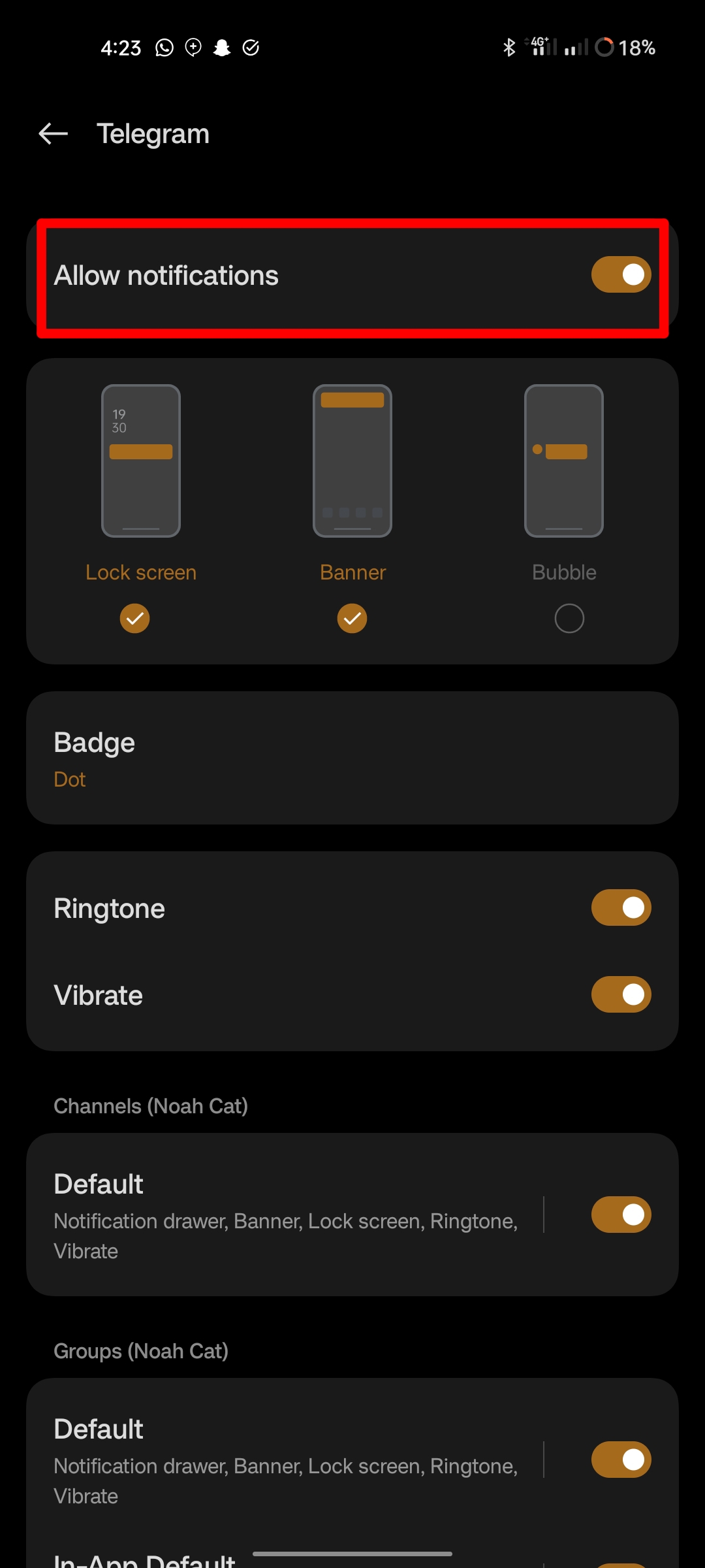 Telegram Notification Not Working on iPhone, PC or Android