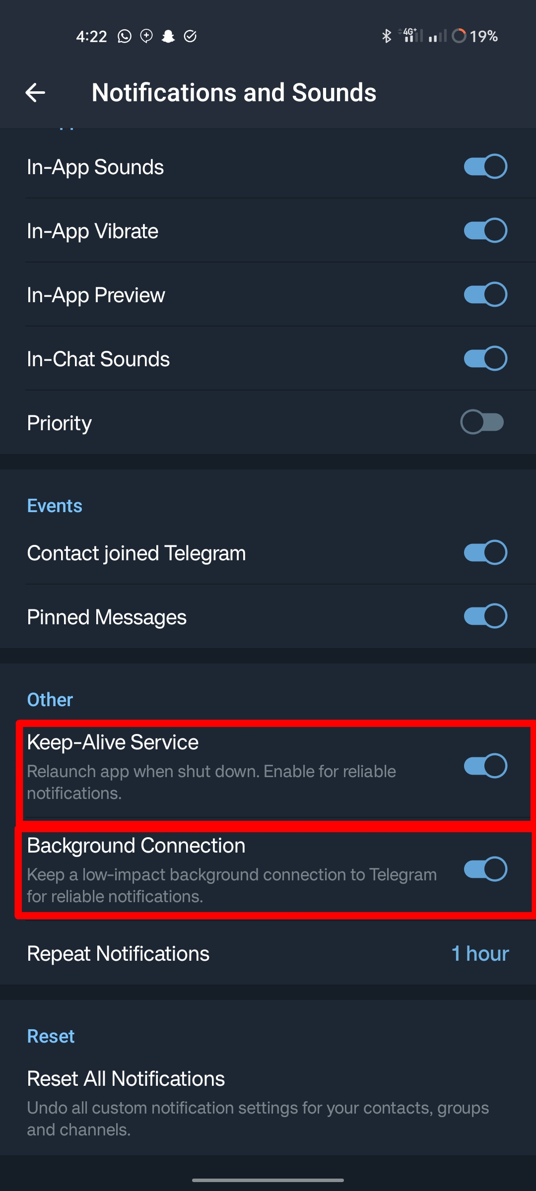 Telegram Notification Not Working on iPhone, PC or Android
